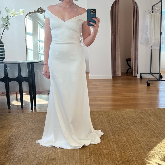 Sarah Seven | Dresses | Sarah Seven Rachel Wedding Gown | Poshmark